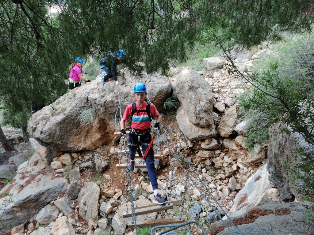 Vía Ferrata Redován - Tramo Familiar - Tronkos y Barrancos